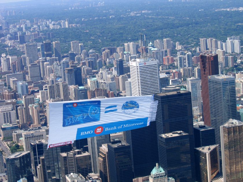 Aerial Advertising: BMO – Cossette – Wild On Media