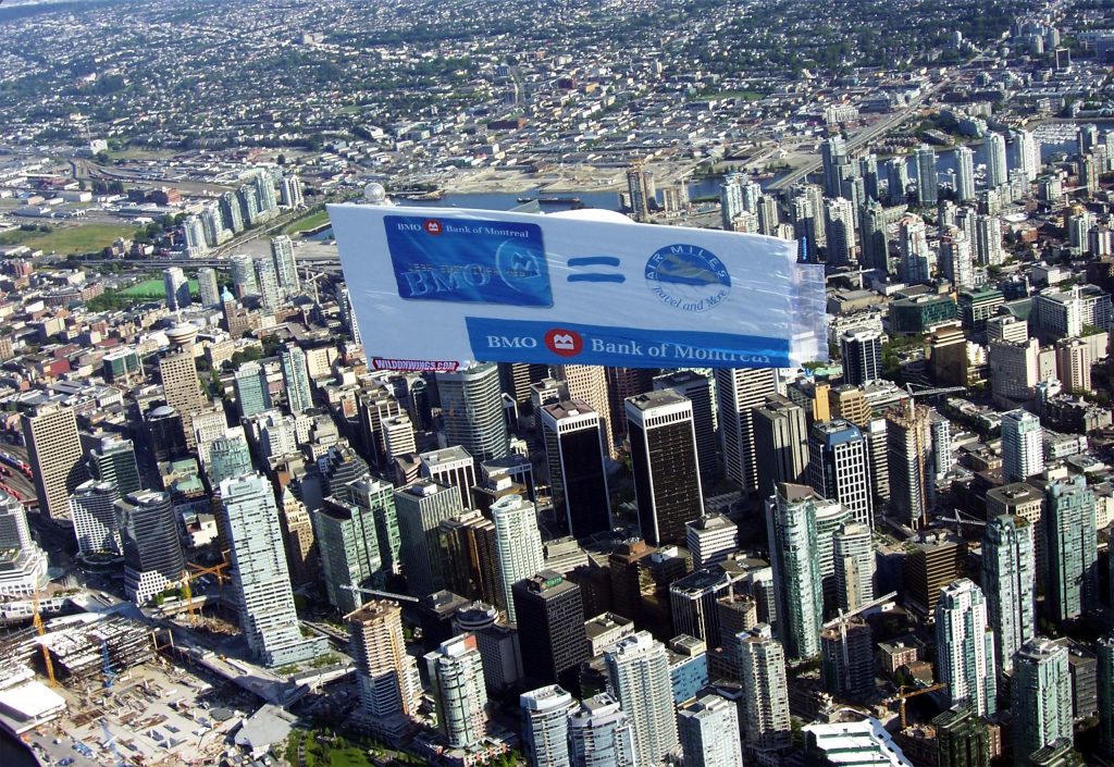 Aerial Advertising: BMO – Cossette – Wild On Media